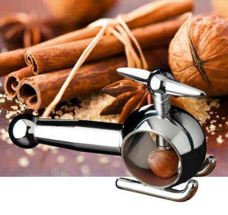 Nussknacker, silber, Metall, hochwertige REFLECTS Geschenkverpackung